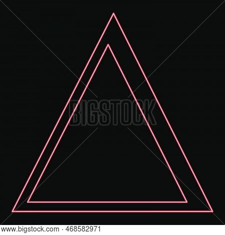 Neon Delta Greek Vector & Photo (Free Trial) | Bigstock