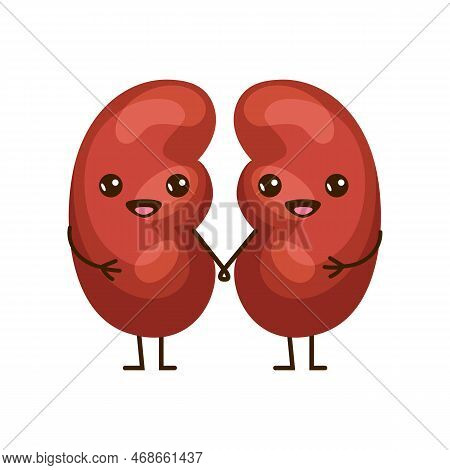 Happy Comic Kidneys Vector & Photo (Free Trial) | Bigstock