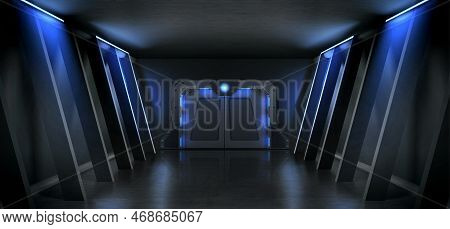 Dark Hall Closed Vector & Photo (Free Trial) | Bigstock