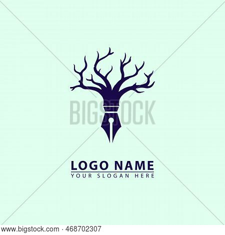 Creative Tree Pen Vector & Photo (Free Trial) | Bigstock