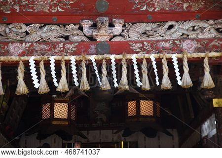 'shimenawa' ( Shinto Image & Photo (Free Trial) | Bigstock