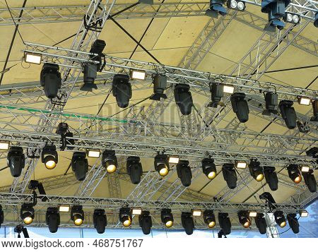 Spotlight Devices Row Image & Photo (Free Trial) | Bigstock