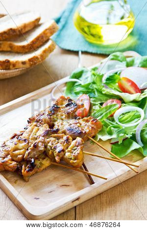 Imagen y foto Brocheta De Pollo (prueba gratis) | Bigstock