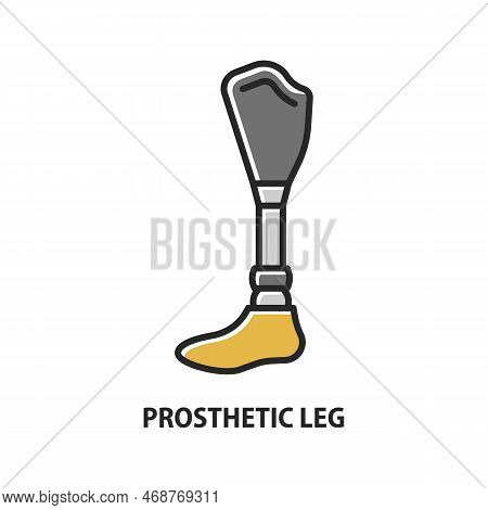 Prosthetic Leg Color Vector & Photo (Free Trial) | Bigstock