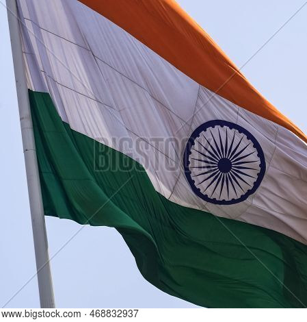 India Flag Flying High Image & Photo (Free Trial) | Bigstock