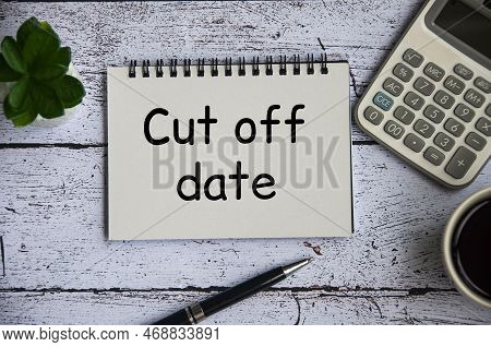 Cut Off Date Text On Image & Photo (Free Trial) | Bigstock