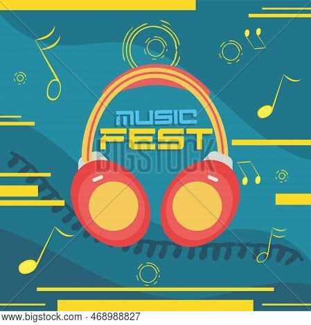 Colored Music Fest Vector & Photo (Free Trial) | Bigstock