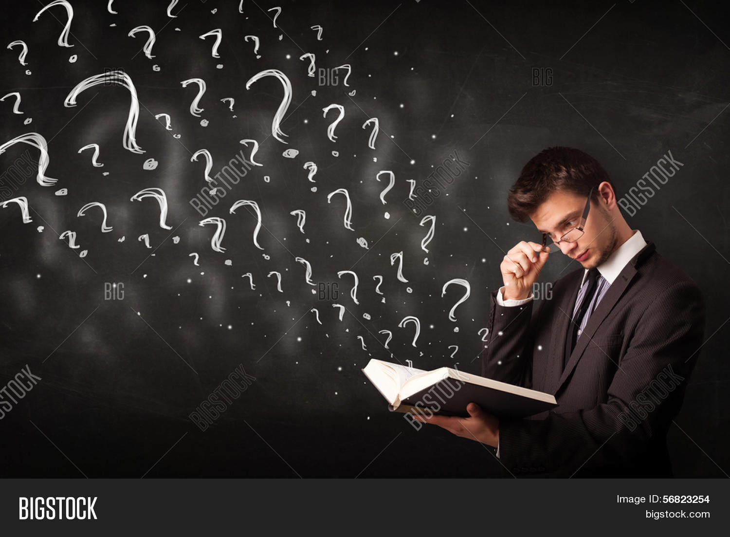 Confused Man Reading Image & Photo (Free Trial) | Bigstock
