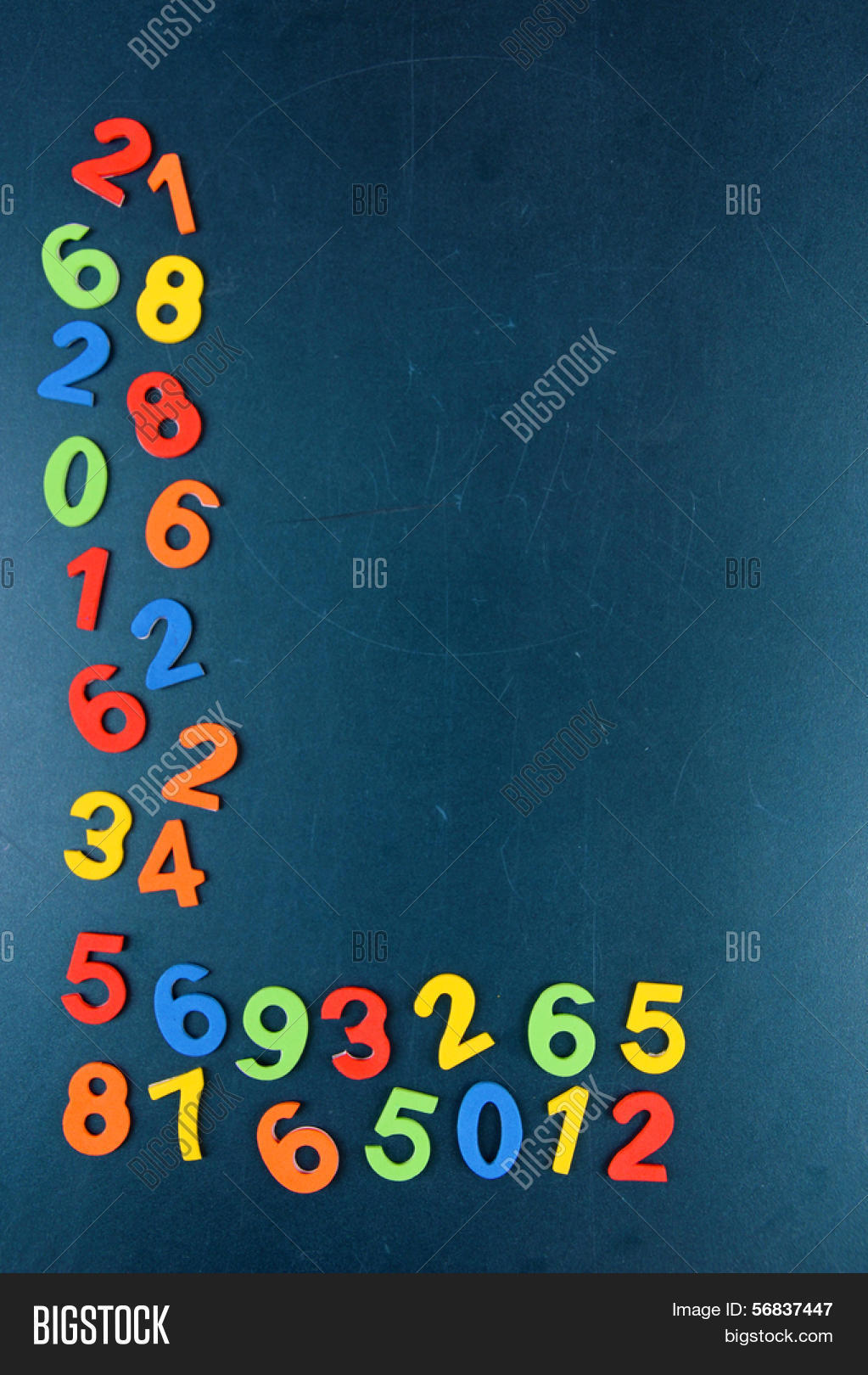 Colorful Numbers On Image & Photo (Free Trial) | Bigstock
