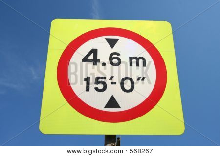 Height Limit Sign Image & Photo (Free Trial) | Bigstock