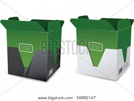 Empty Package Box Vector & Photo (Free Trial) | Bigstock