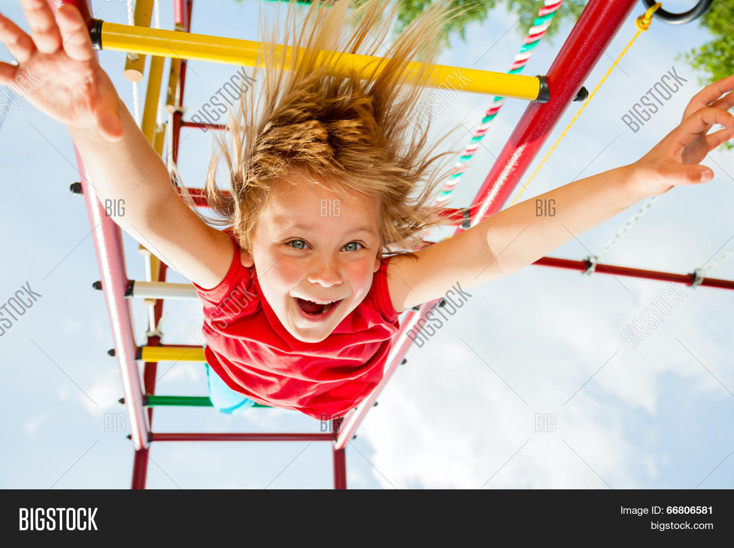 Little Girl Having Fun Image & Photo (Free Trial) | Bigstock