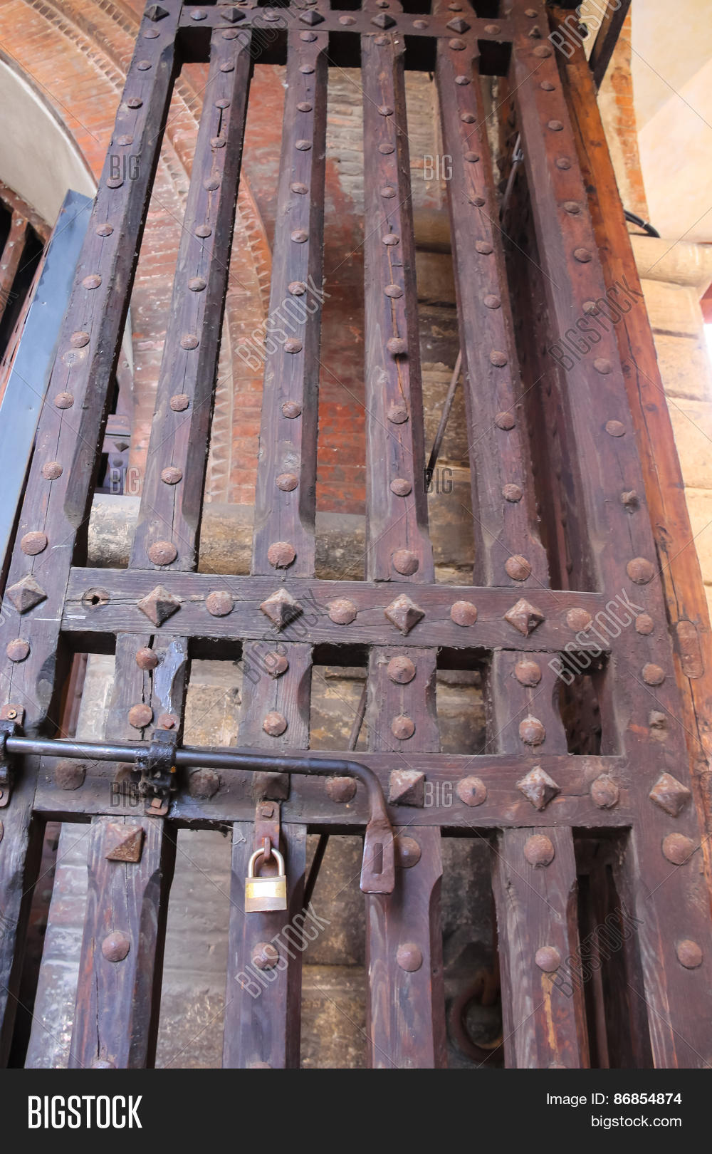 Ancient Wooden Gate Image & Photo (Free Trial) | Bigstock