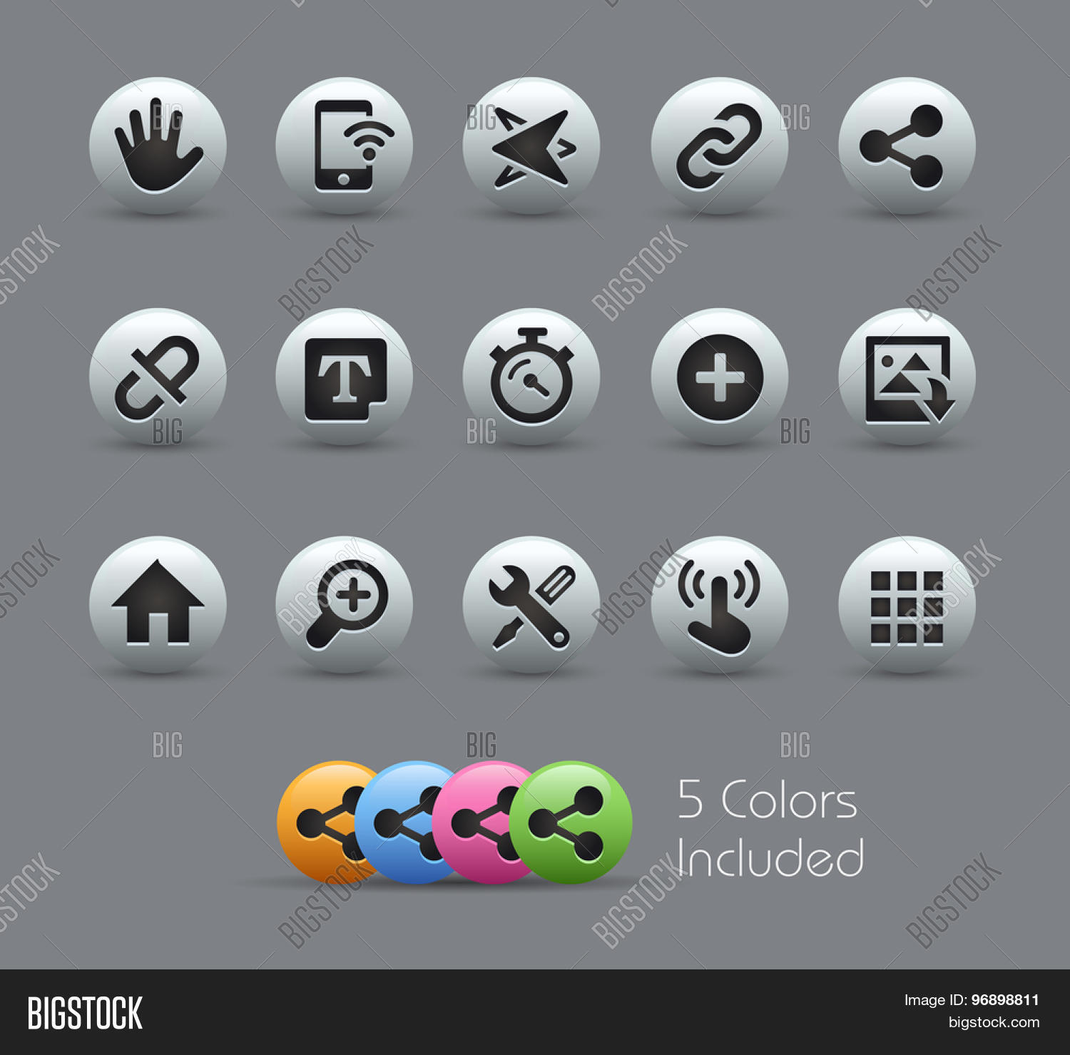 System Icons Vector & Photo (Free Trial) | Bigstock