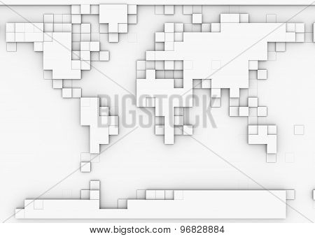 World Map Pixel Art Image & Photo (Free Trial) | Bigstock