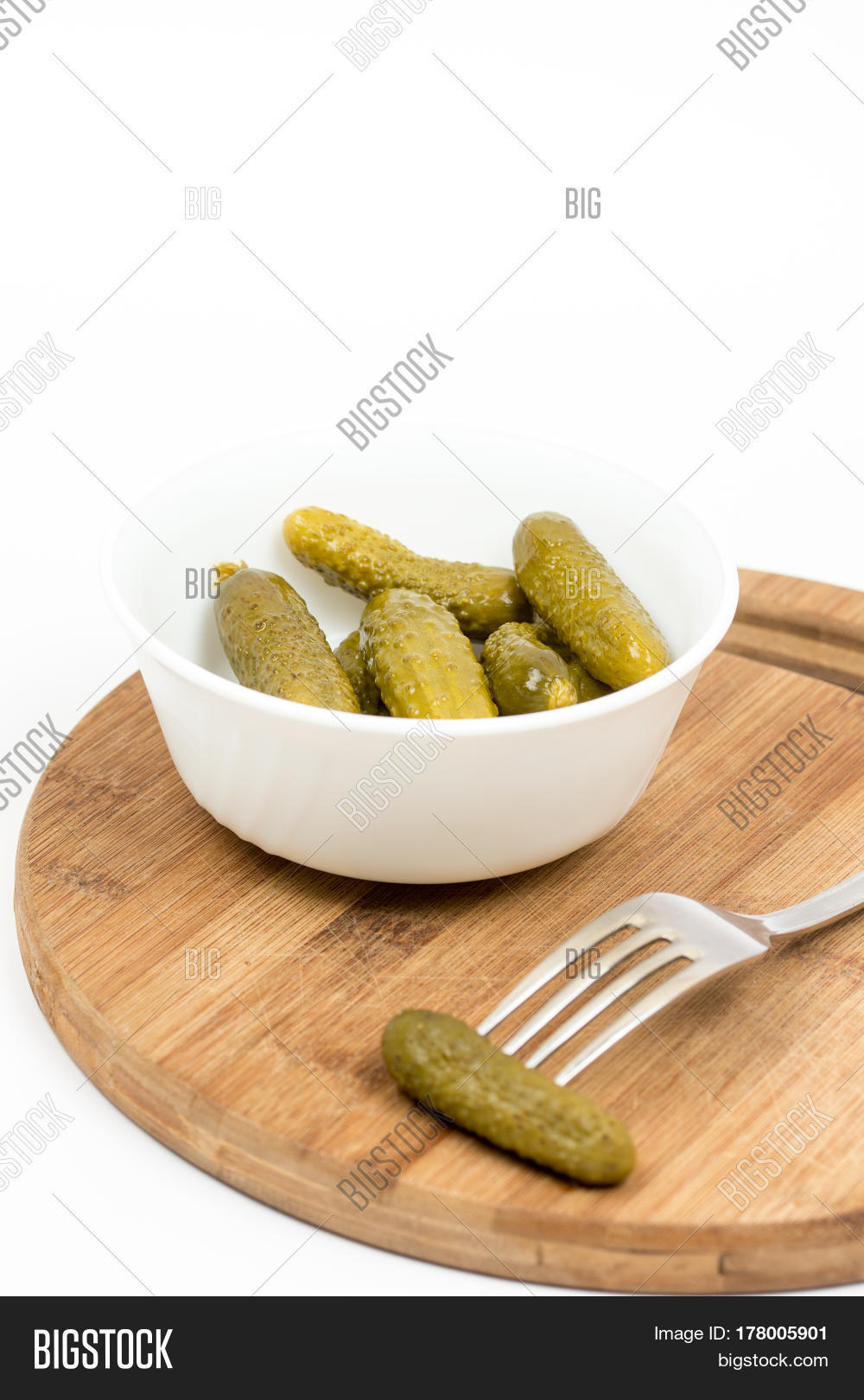 Small Pickles White Image & Photo (Free Trial) | Bigstock