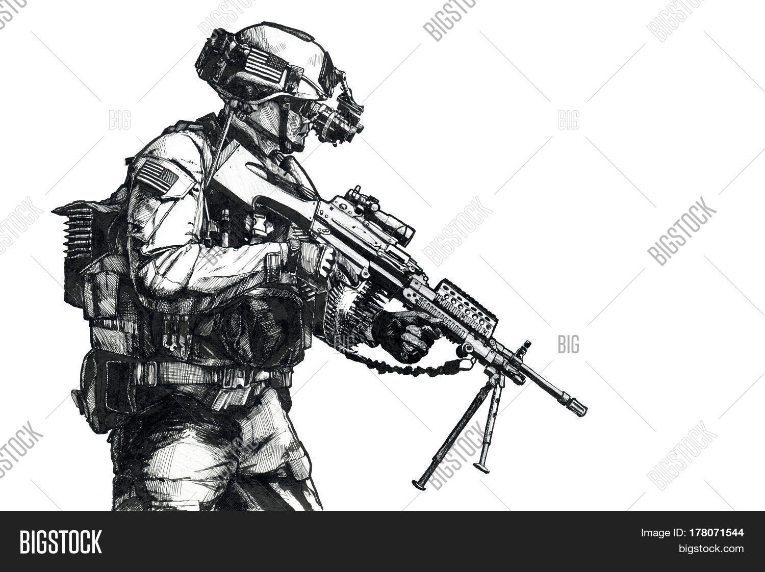 US Army Ranger Member Image & Photo (Free Trial) | Bigstock