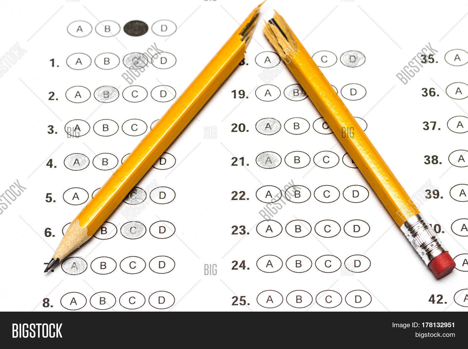 Standardized Test Form Image & Photo (Free Trial) | Bigstock
