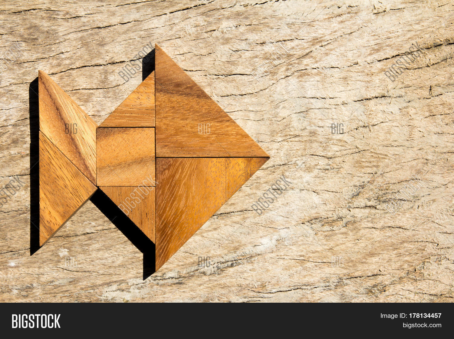 Wooden Tangram Puzzle Image & Photo (Free Trial) | Bigstock