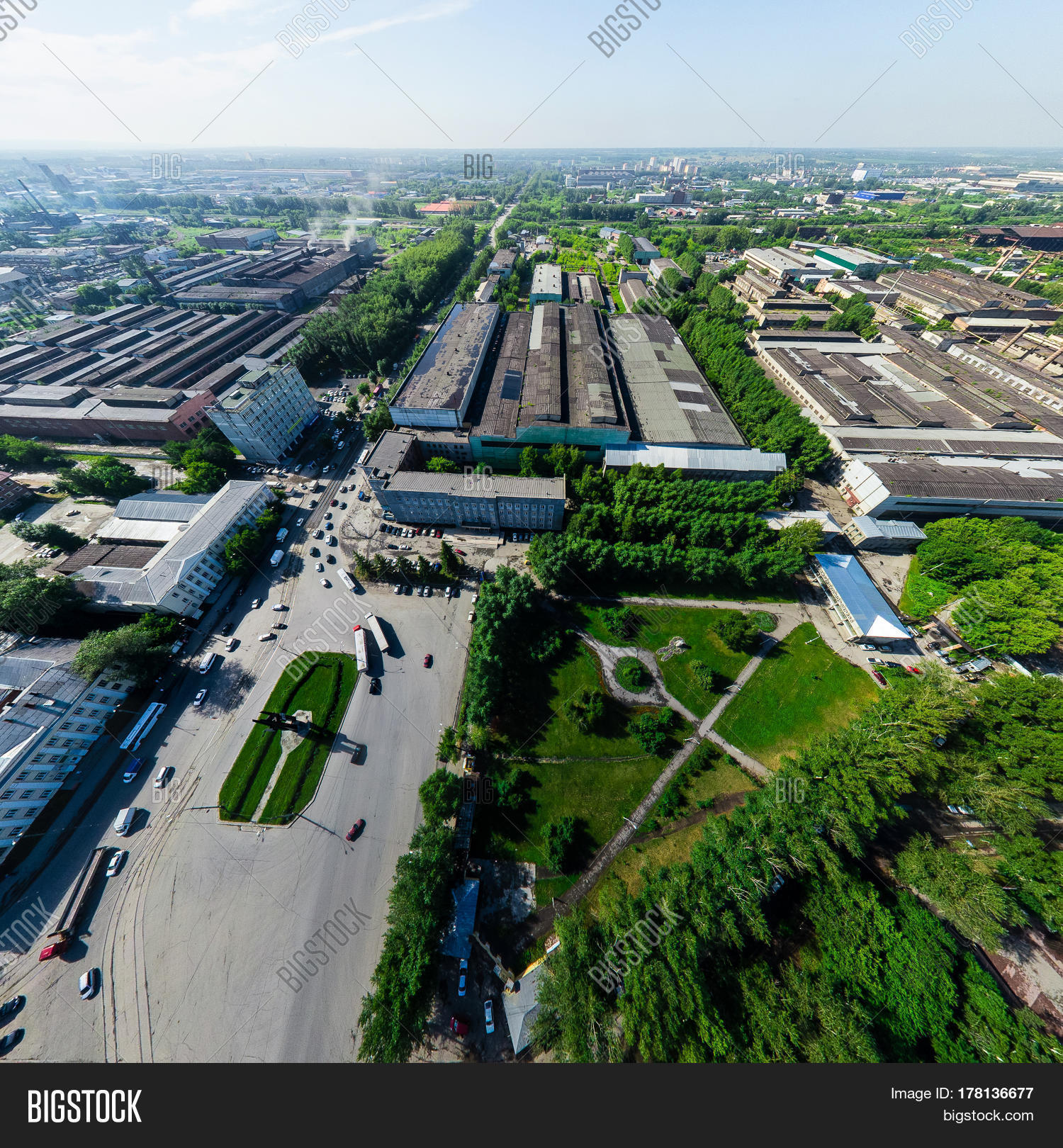 Aerial City View Image & Photo (Free Trial) | Bigstock