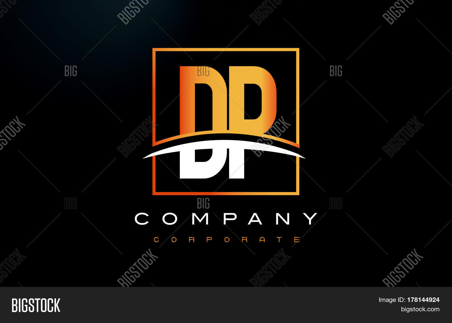 Dn D N Golden Letter Vector & Photo (Free Trial) | Bigstock