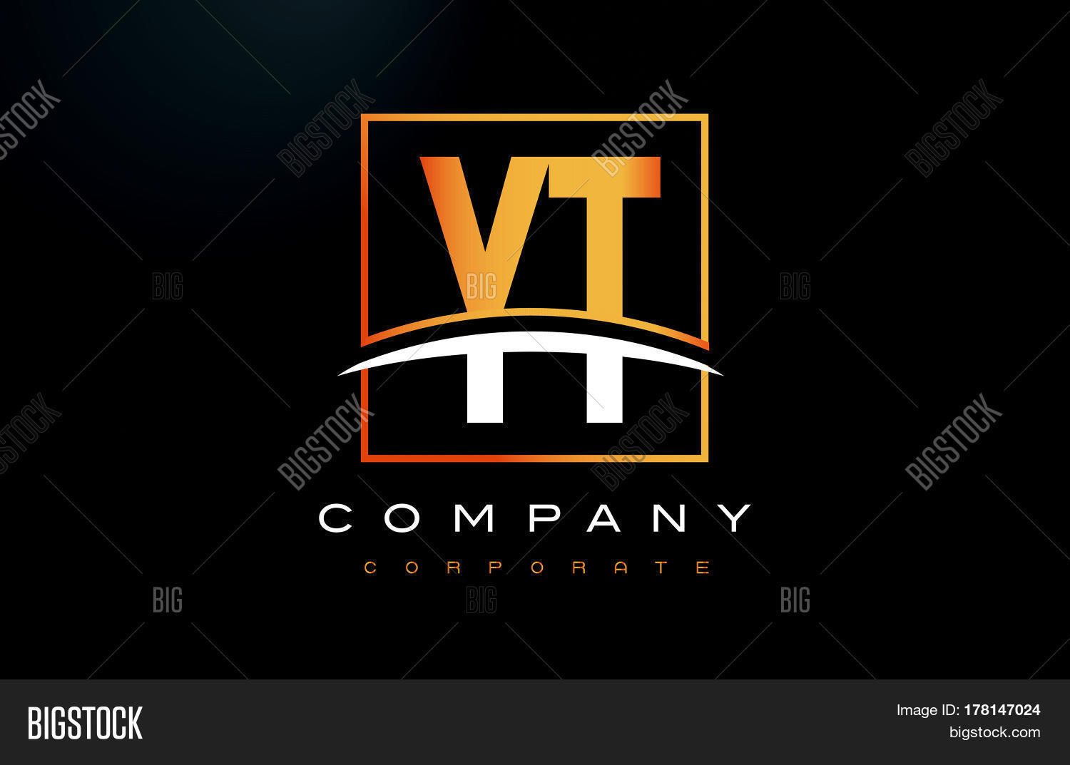 Yt Y T Golden Letter Vector & Photo (Free Trial) | Bigstock