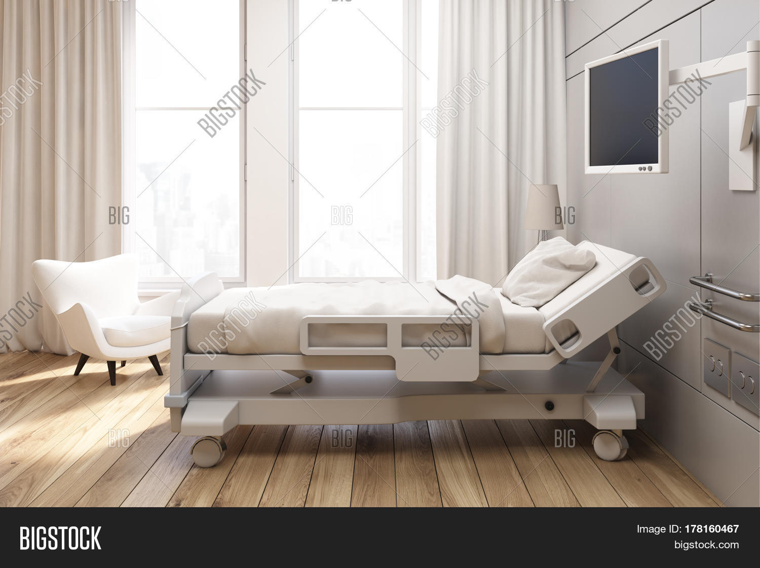 Gray Walled Hospital Image & Photo (Free Trial) | Bigstock