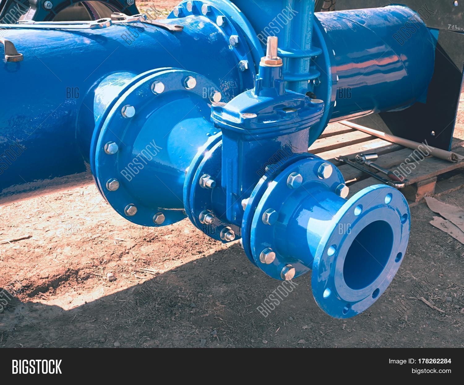 Water Piping New Gate Image & Photo (Free Trial) | Bigstock