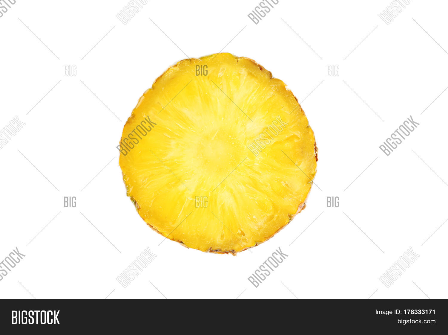 Slice Pineapple Image & Photo (Free Trial) | Bigstock