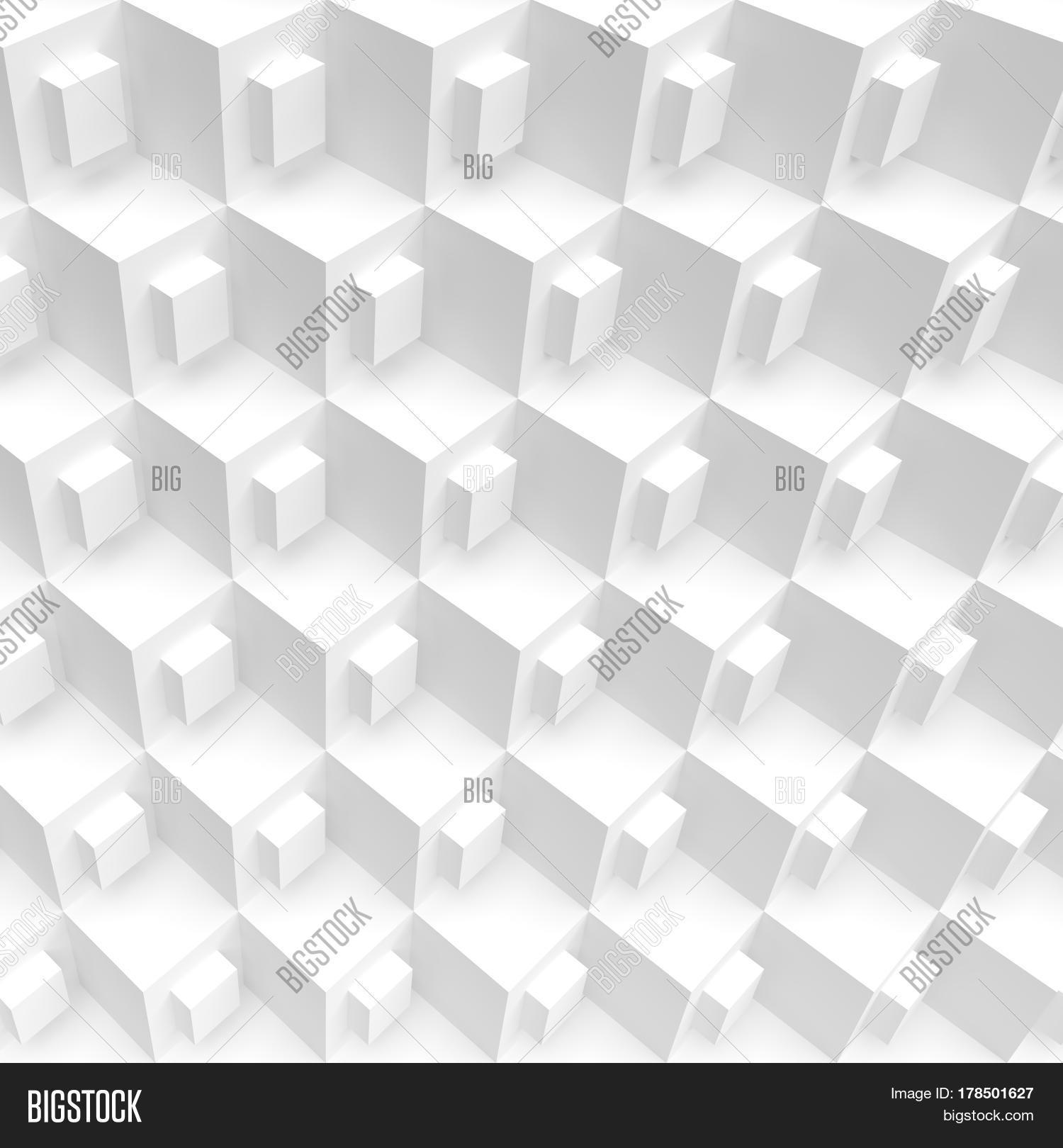 White Cubes Background Image & Photo (Free Trial) | Bigstock