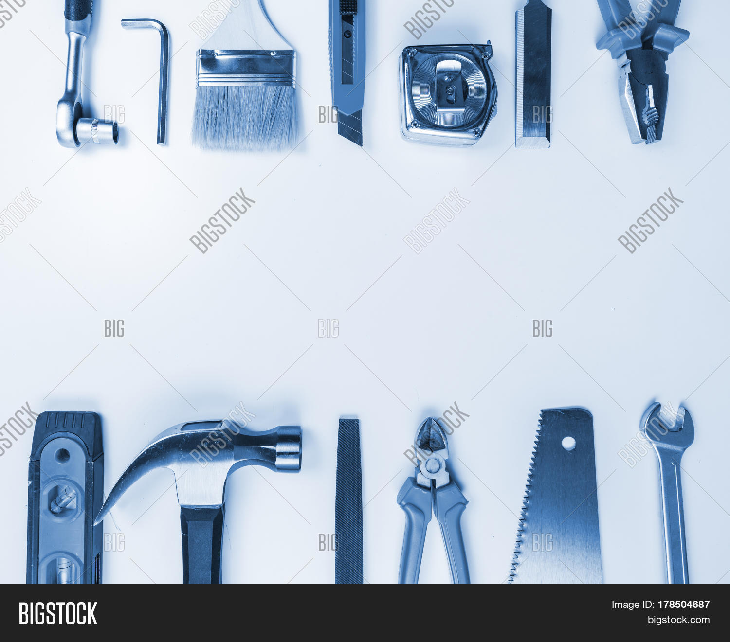 Blue Toned Image Tools Image & Photo (Free Trial) | Bigstock