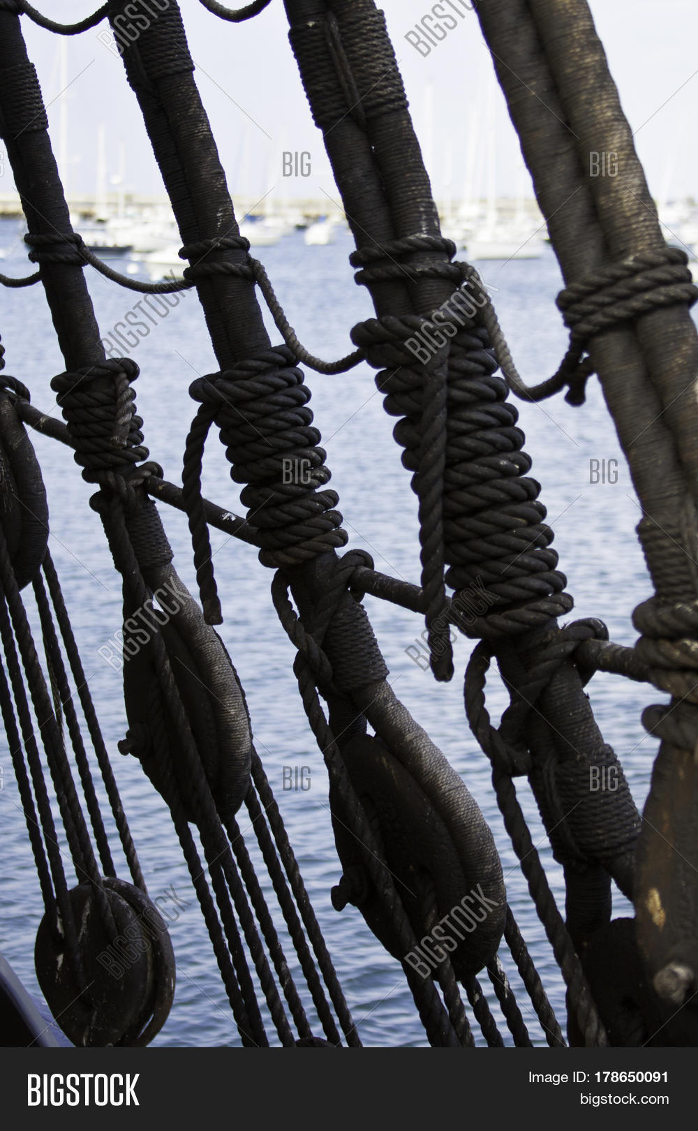 Vertical Close Rigging Image & Photo (Free Trial) | Bigstock