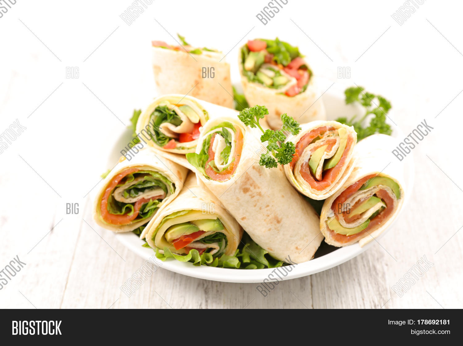 Sandwich Wrap Image & Photo (Free Trial) | Bigstock