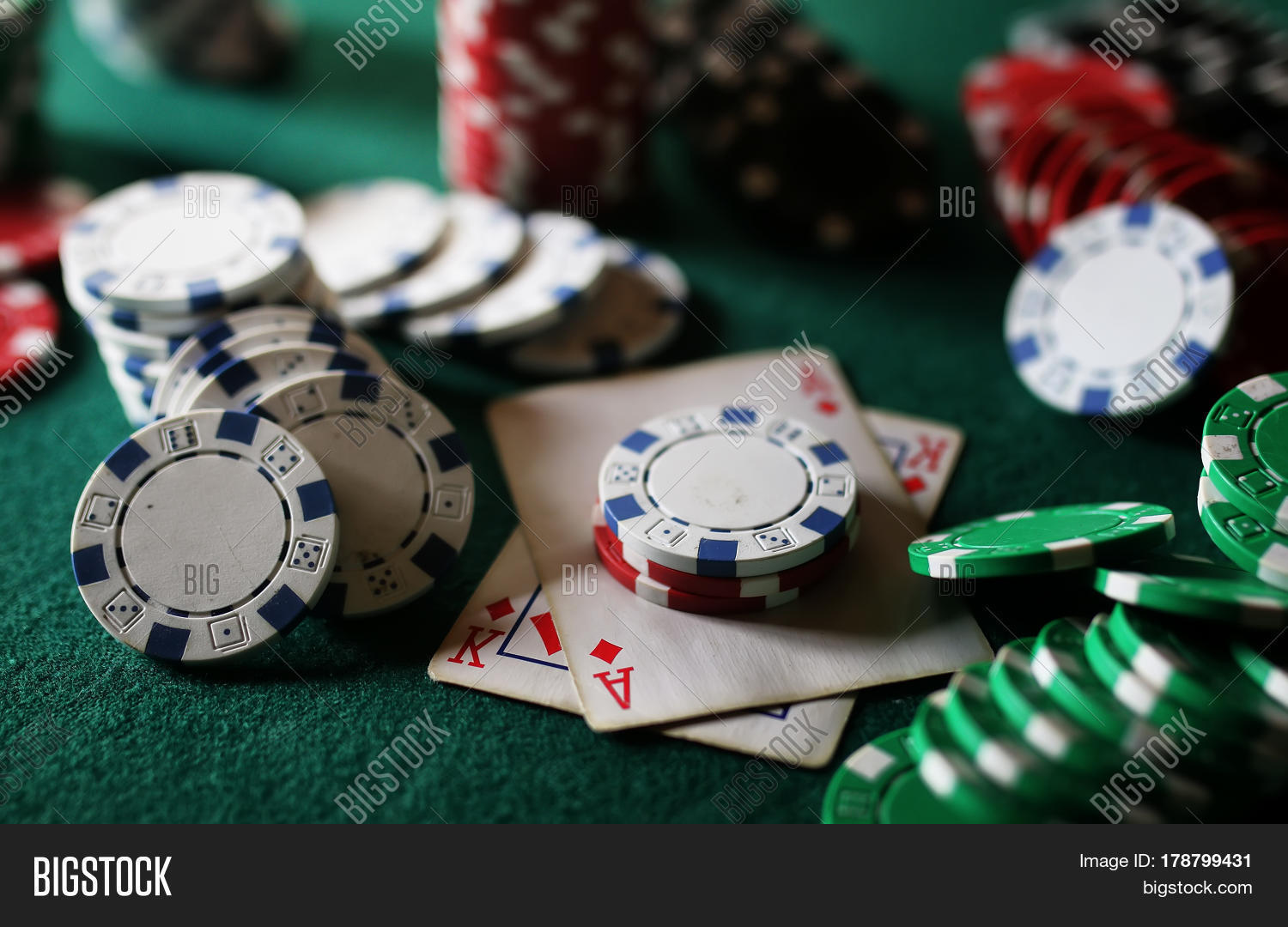 Set Gambling Chips Image & Photo (Free Trial) | Bigstock