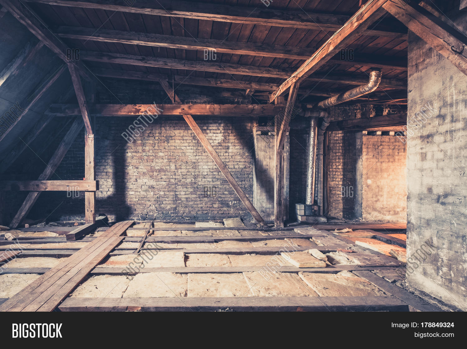 Old Garret, Attic Loft Image & Photo (Free Trial) | Bigstock