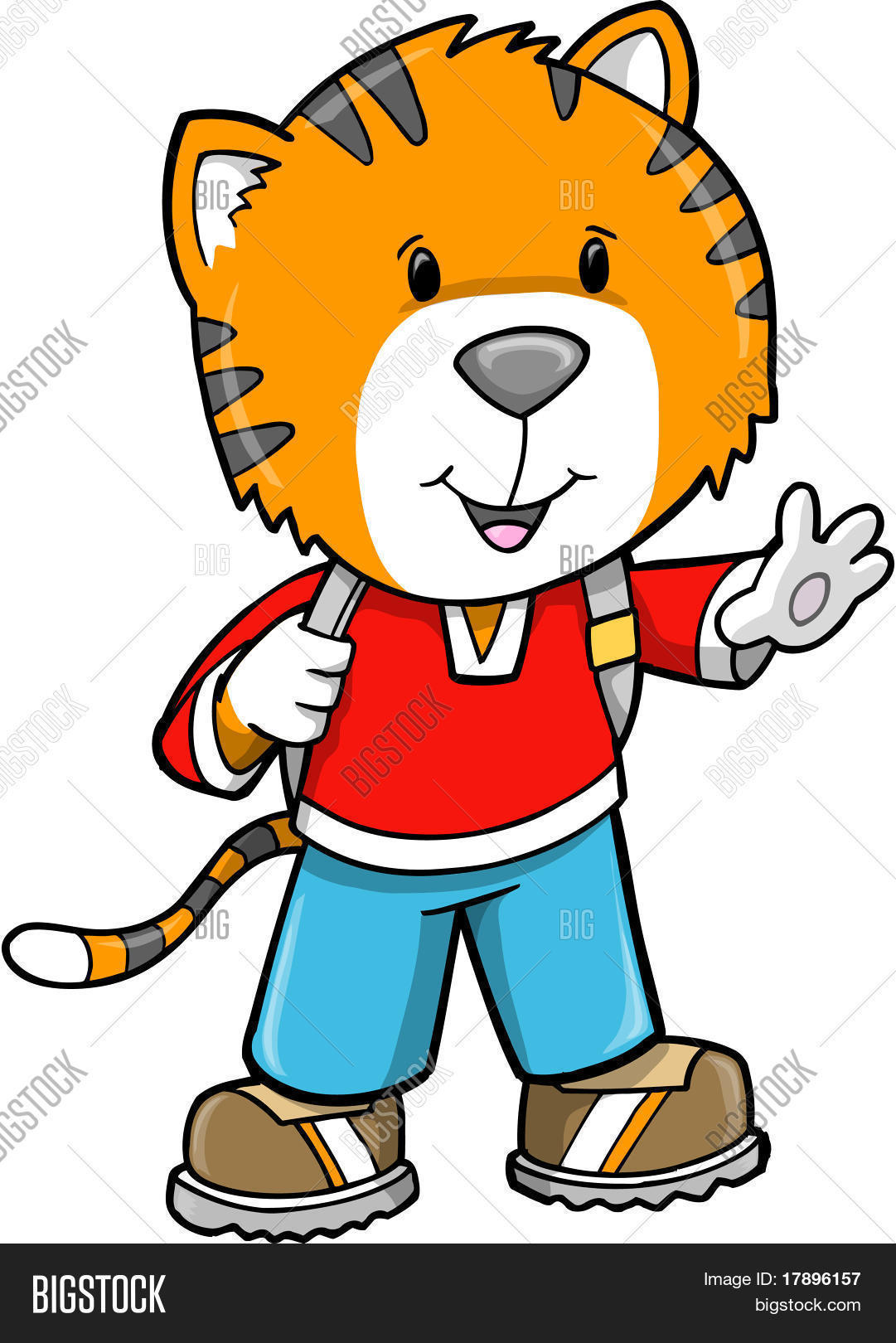 Back School Tiger Vector & Photo (Free Trial) | Bigstock