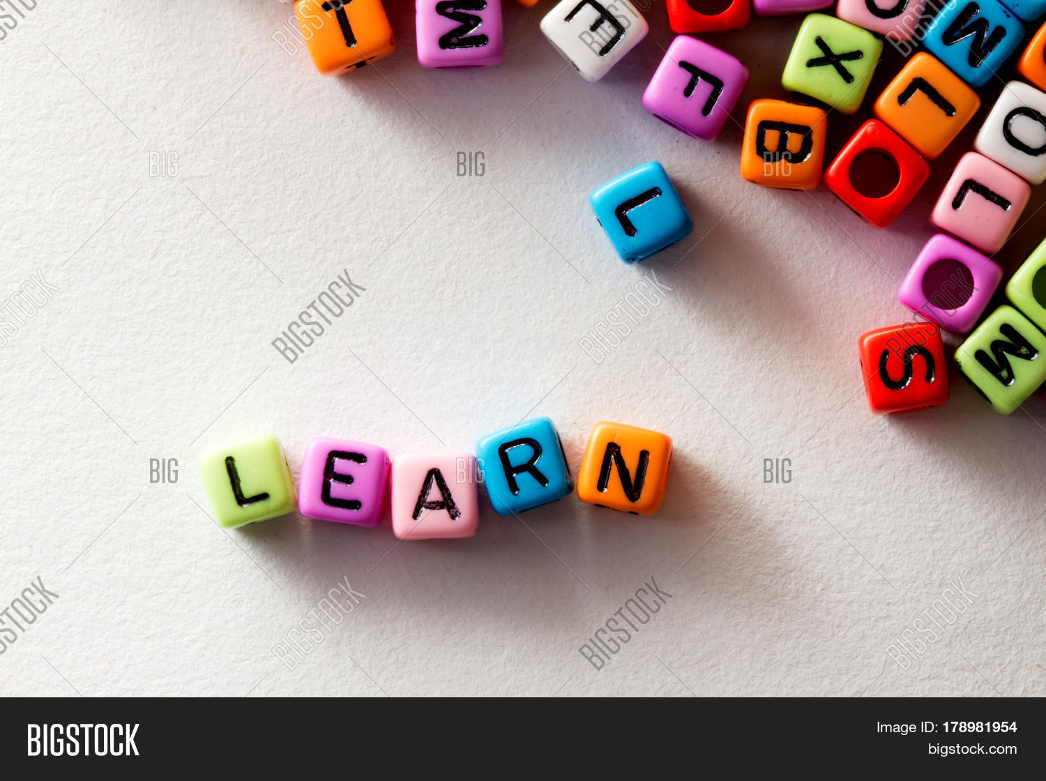 Colorful LEARN Word Image & Photo (Free Trial) | Bigstock