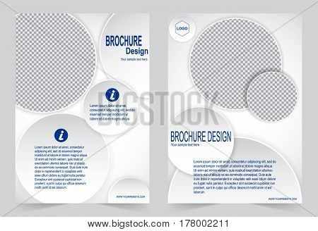 Silver Color Brochure Vector & Photo (Free Trial) | Bigstock