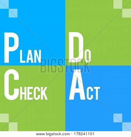 PDCA Text 이미지 및 사진(무료 체험) | Bigstock