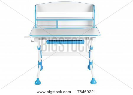 Blue School Desk Image & Photo (Free Trial) | Bigstock