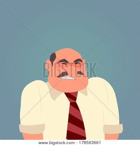 Cartoon Sad Man Vector & Photo (Free Trial) | Bigstock