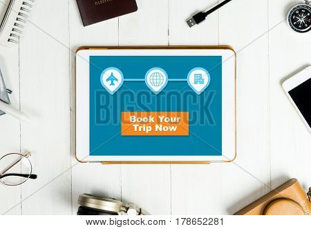 Book Your Trip Now Image & Photo (Free Trial) | Bigstock