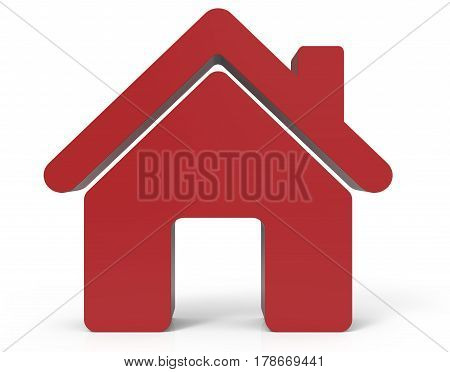 Red House Icon Image & Photo (Free Trial) | Bigstock
