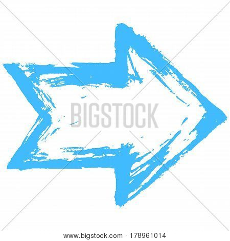 Blue Arrow Sign Vector & Photo (Free Trial) | Bigstock