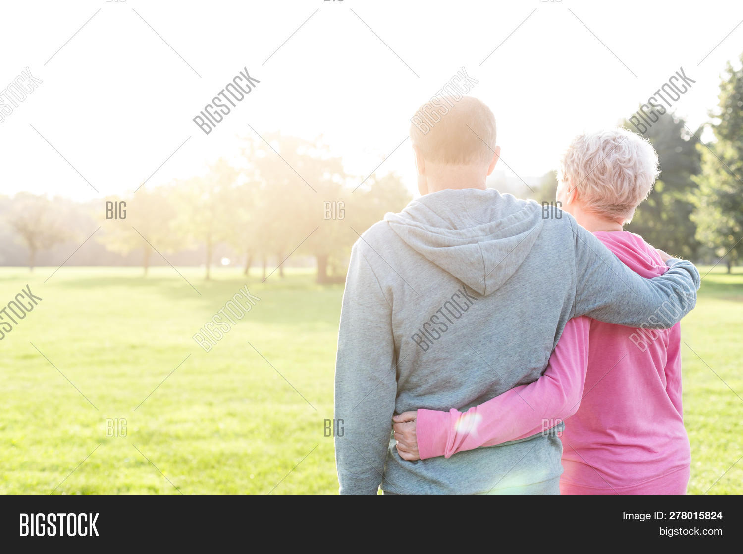 Rear View Senior Image And Photo Free Trial Bigstock