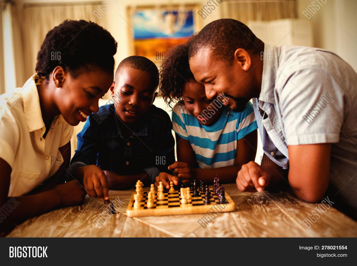Family Playing Chess Image & Photo (Free Trial) | Bigstock