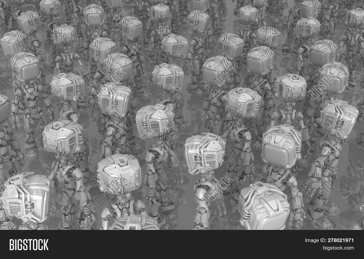 Screen Robot Figure Image & Photo (Free Trial) | Bigstock