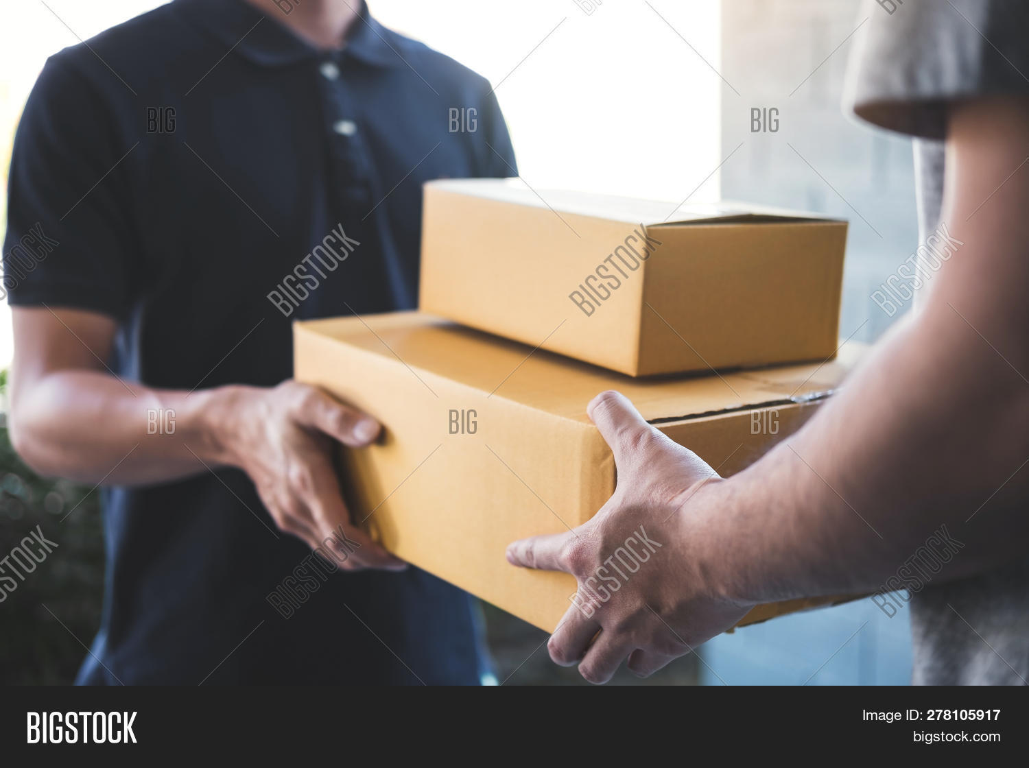 Delivery Mail Man Image & Photo (Free Trial) | Bigstock