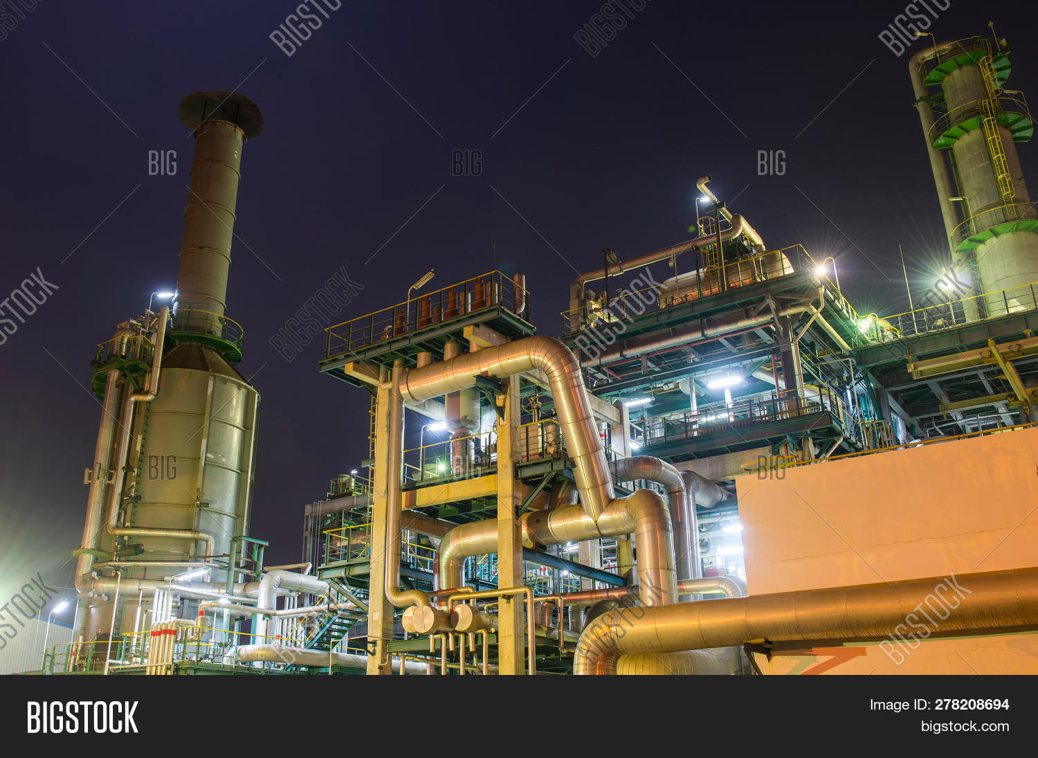 Oil Refinery Gas Image & Photo (Free Trial) | Bigstock