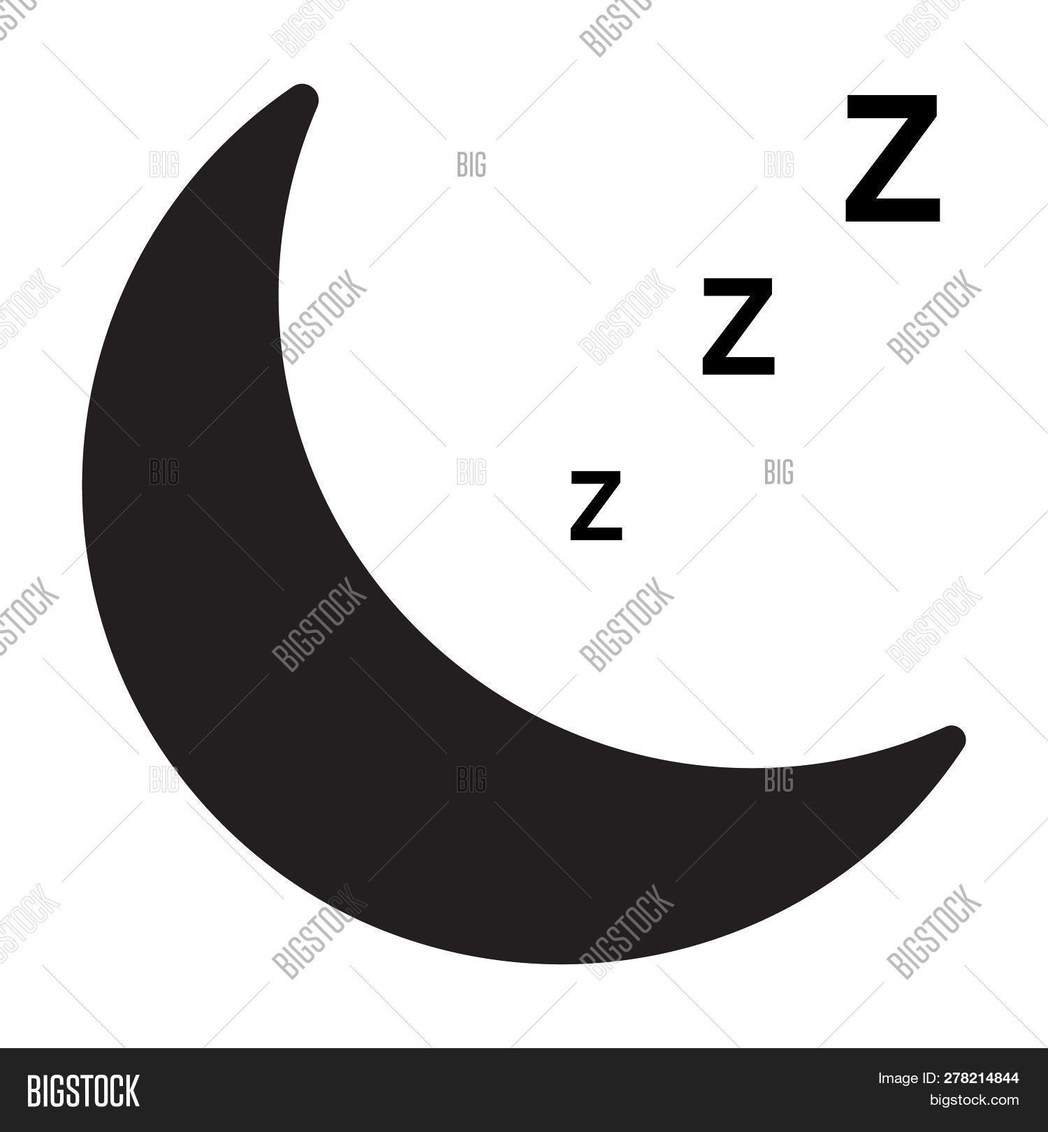 Sleep Icon On White Image & Photo (Free Trial) | Bigstock